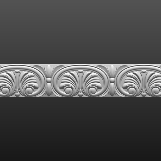 3D file 3D Border Design CNC 🛏️ ・3D print object to download・Cults