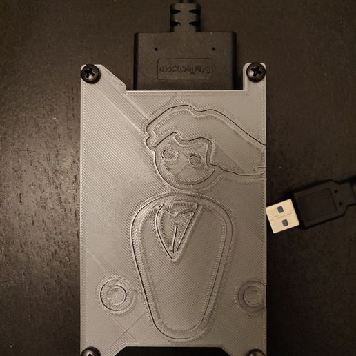 Free 3D file 2.5 inch Hard Drive Case or Enclosure 🖥️ ・3D printer ...