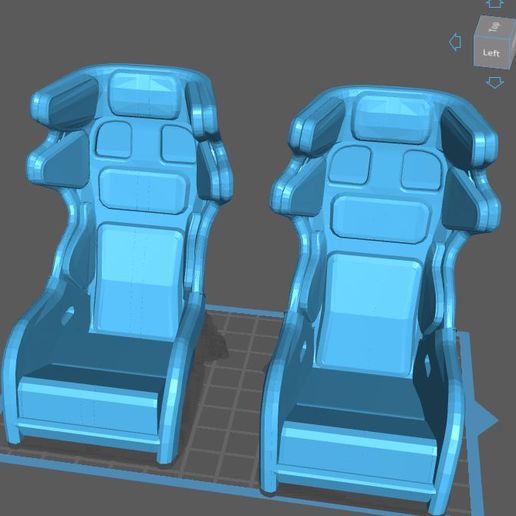 🪣 Full Bucket Seat Space Style・ STL File for 3D printing・Cults