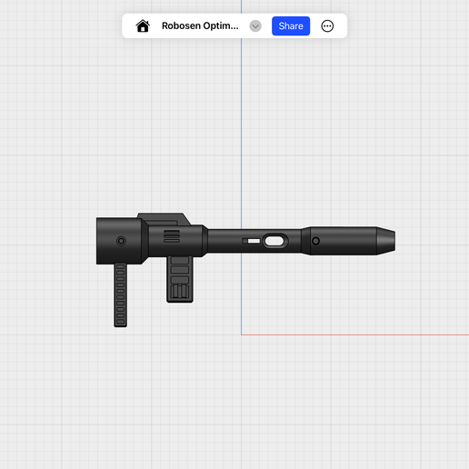 🔫 Robosen Optimus Prime Ion Blaster replacement weapon・Free 3D File for ...