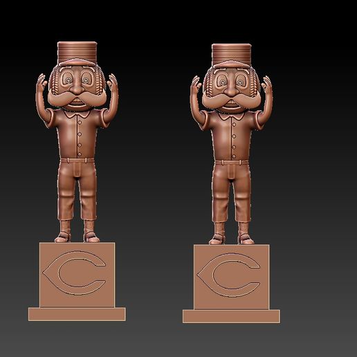 ⚾ MLB - Mr Redlegs - Cincinnati Reds - 3d Print・ 3D File for 3D ...
