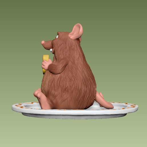 🐀 emile the rat eating cheese from ratatouille easy print・ STL File for ...