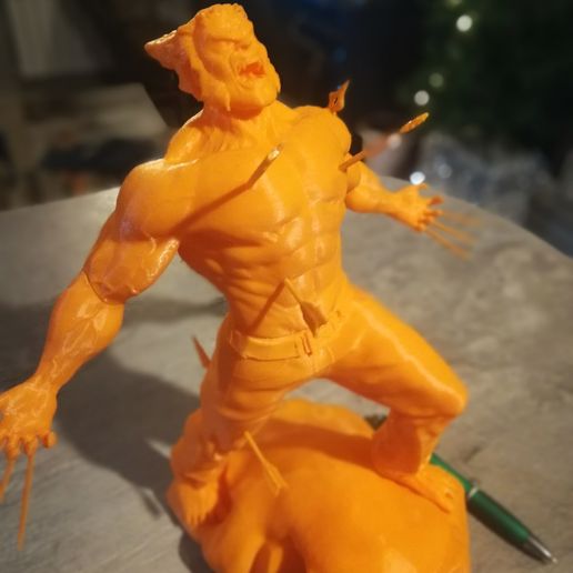🎨 Wolverine statue・ STL File for ・Cults
