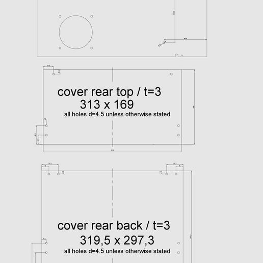 Free 3D file Mendel90 Dibond rear housing 🧞‍♂️ ・Design to download and ...