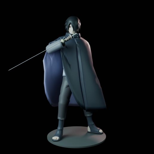 3D file Uchiha Sasuke 💬 ・Template to download and 3D print・Cults