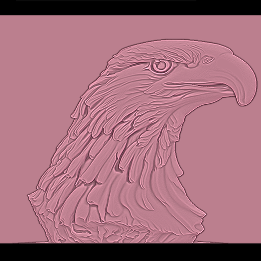 🦅 Eagle wall art, bas relief art, wall art for 3d printing, bas-relief ...