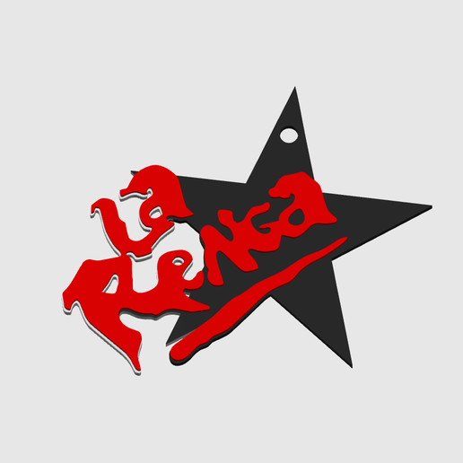 Archivo STL Llavero logo La Renga 🇦🇷 ・Modelo para descargar e imprimir ...