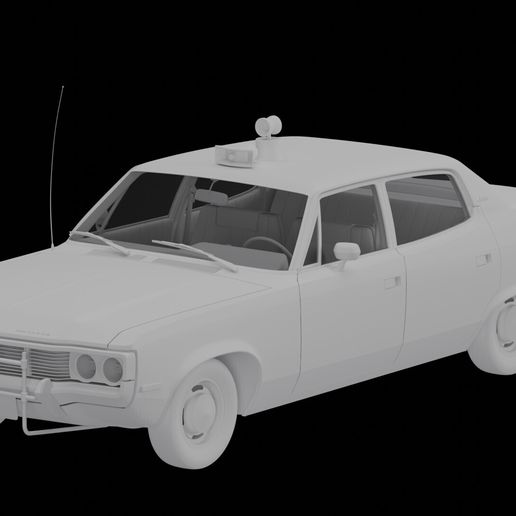 STL file OLD Police CAR 👴 (OBJ)・3D printable model to download・Cults