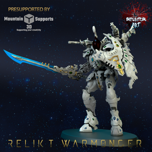 🎲 Relikt Warmonger Titan・ 3D File for ・Cults