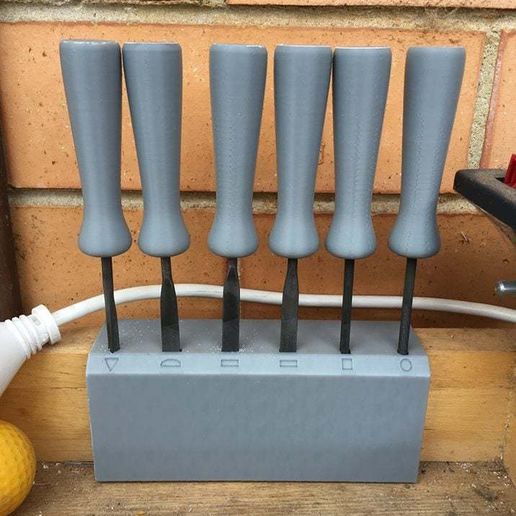 Download free STL file Micro file handles and holder • 3D printable ...