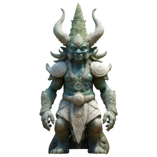 3D file Ancient Demon Guardian Statue 👾 ・3D print design to download・Cults