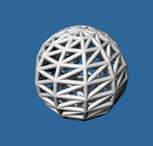 STL file TRIANGULATED SPHERE 3 🎨 ・3D printable model to download・Cults