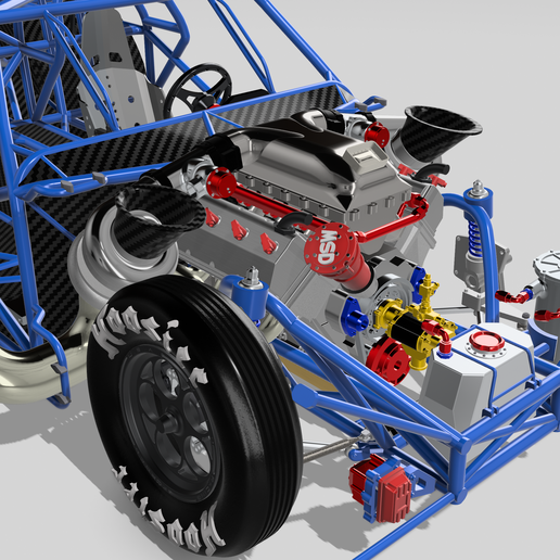 🏎️ TWIN TURBO HEMI GEN 2 COMPLETE FOR PROMOD NOVA・ STL File for 3D ...