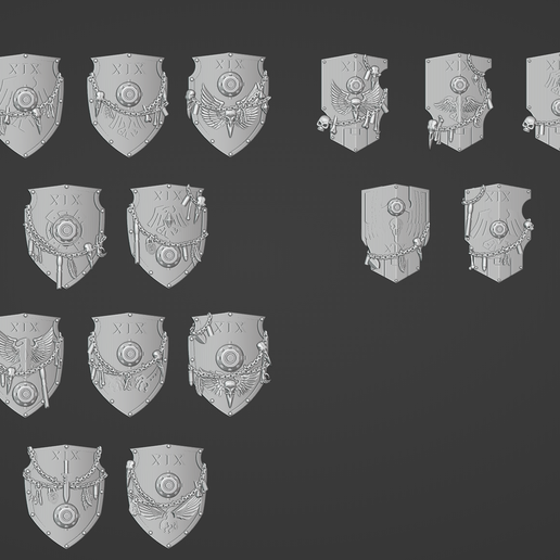 ⚔ RG Shields・Free 3D File for ・Cults