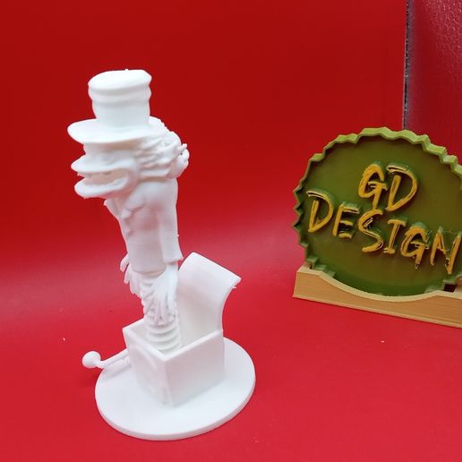 📦 Babadook Jack In The Box Figure・ STL File for 3D printing・Cults
