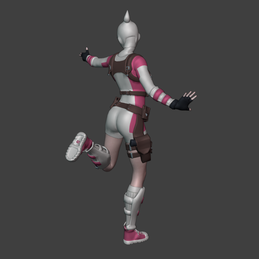 🗿 Gwenpool Marvel Fortnite Style・ STL File for 3D printing・Cults