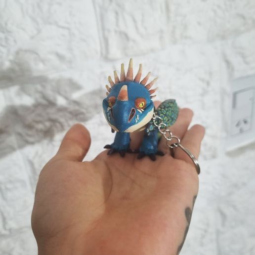 🗝️ STORMFLY KEYCHAIN - HOW TO TRAIN YOUR DRAGON・ STL File for 3D ...