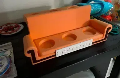 🌆 FRIENDS Sillón exhibidor de Colección・Archivo 3MF para Impresión 3D・Cults