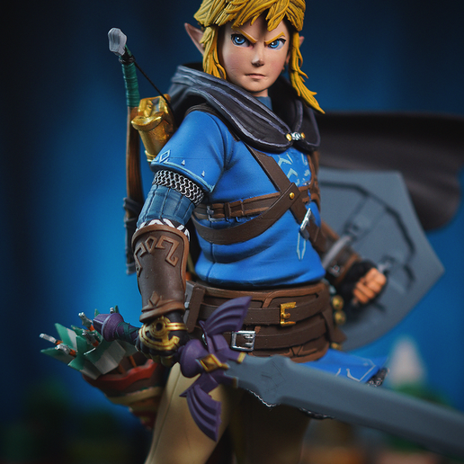🔗 Link Statue - The Legend of Zelda: Tears of the Kingdom・ STL File for ...