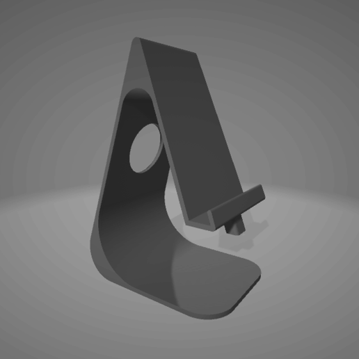 📱 IPhone Holder with Cable・Free STL File for 3D printing・Cults