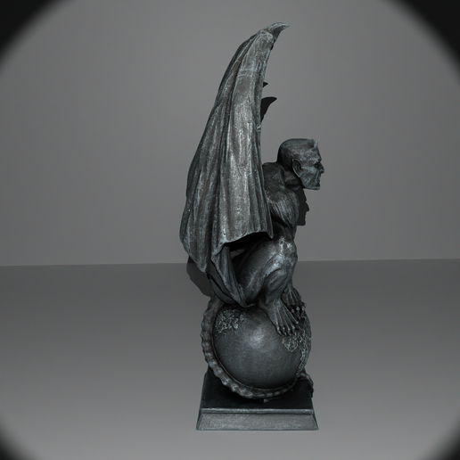 😈 Devil Gargoyle・ STL File for 3D printing・Cults