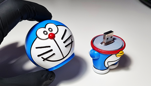 💾 Doraemon USB case・Free 3D File for ・Cults