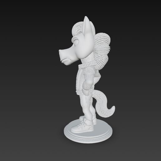 🐎 Modern Interpretation of a Classic Cartoon Style Anthropomorphic ...