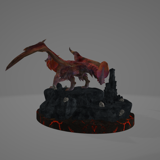 STL file MONSTER HUNTER TEOSTRA FIGURE 👹 (OBJ)・3D printable model to ...