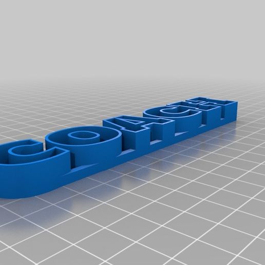 Free 3D file COACH 🗿 ・3D printable object to download・Cults