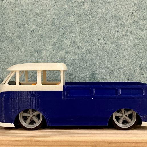 🚗 Volkswagen Combi - T1 Double Cab・ STL File for ・Cults