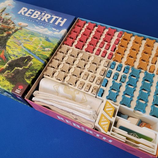 3D file Rebirth (retail, deluxe, or Kickstarter version) insert ♟ ・3D ...