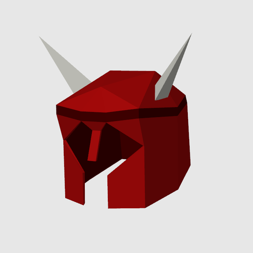 🐉 Wearable OSRS Dragon Med Helm・ STL File for 3D printing・Cults