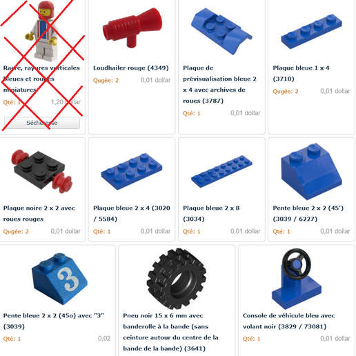 🏎️ 3D parts set LEGO 6605・Free 3D File for 3D printing・Cults