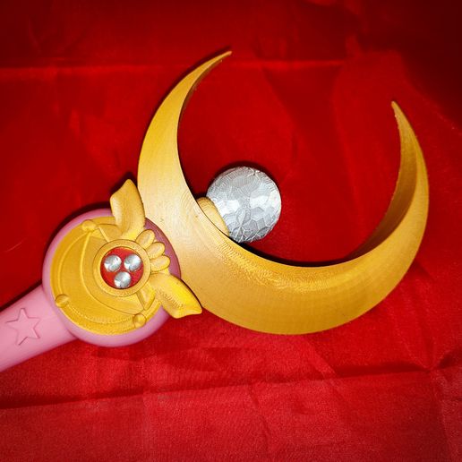 🌙 Sailor Moon Moon Stick・Free STL File for 3D printing・Cults