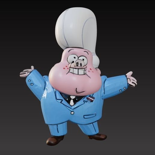 🗿 Gideon Charles Gleeful・ STL File for 3D printing・Cults