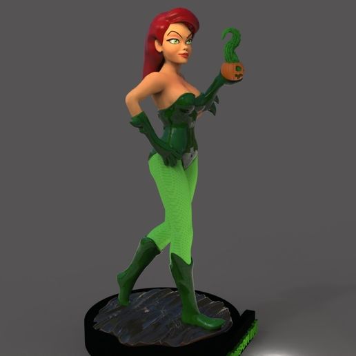 🏍️ Poison Ivy Animated Series・ STL File for 3D printing・Cults