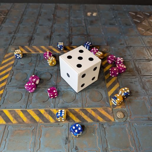 STL file D6 Die Dice Box 🎲 (3MF)・3D print design to download・Cults