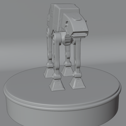 STL file AT-AT Walker from Star Wars ⭐ ・3D printing template to ...