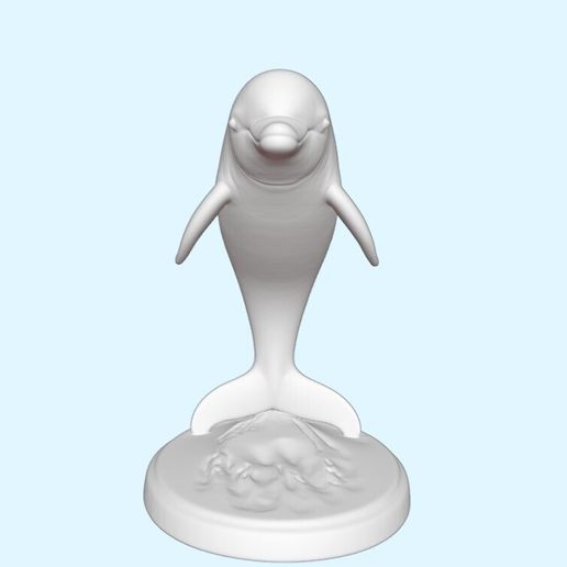 🐬 Realistic Dolphin – Swimming Pose Figurine・ STL File for 3D printing ...