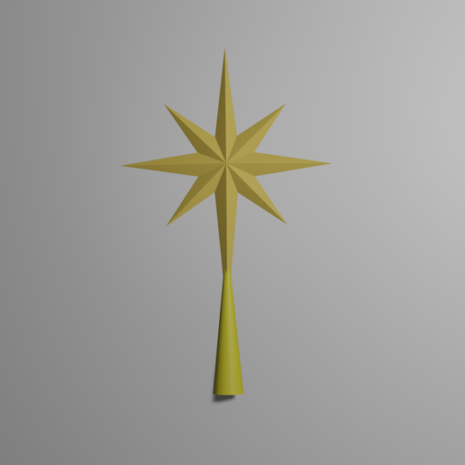 STL file Christmas star 🎄 ・3D print design to download・Cults