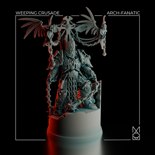 🛡️ Arch-Fanatic (Pre-Supported)・ 3D File for 3D printing・Cults