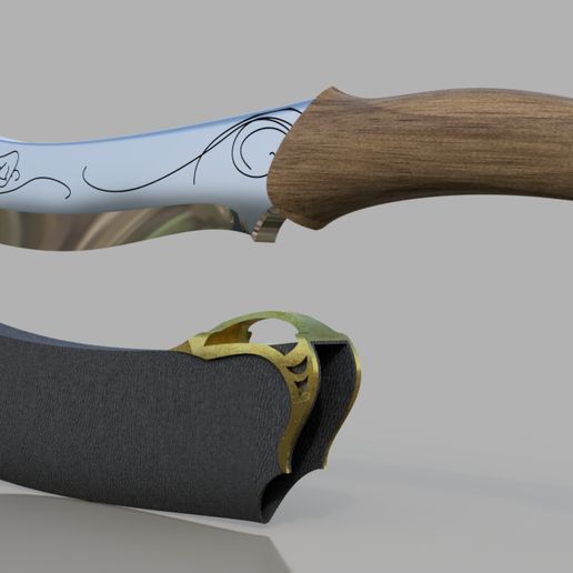 STL file Aragorn Dagger Lord of the Rings 🗡️ ・3D printable model to ...