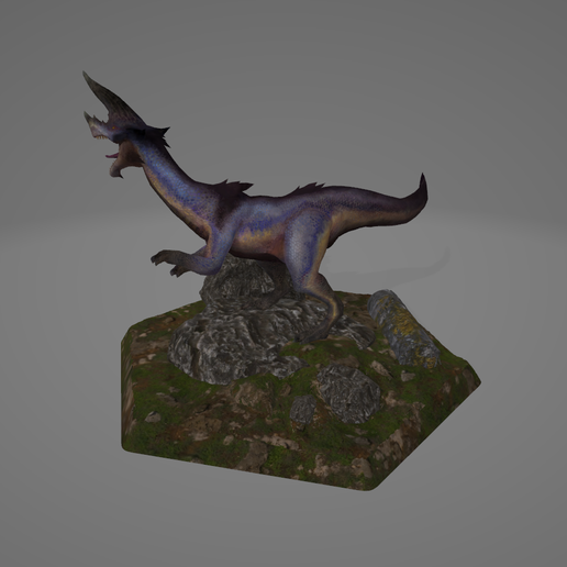 STL file MONSTER HUNTER GREAT BAGGI FIGURE 👹 (OBJ)・3D printer design to ...