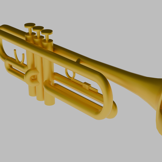 🎺 Trumpet・ STL File for 3D printing・Cults