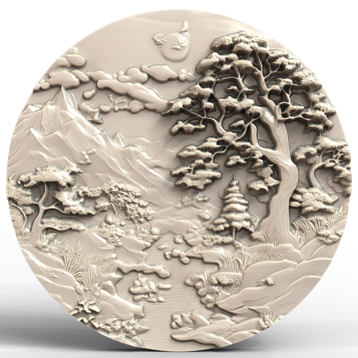 📁 3D Model STL File for CNC Router/Laser & 3D Printer A Floating ...