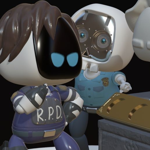 🤖 Astro bot, astrobot, 3d model, cameo residual evil, Leon and Marvin ...