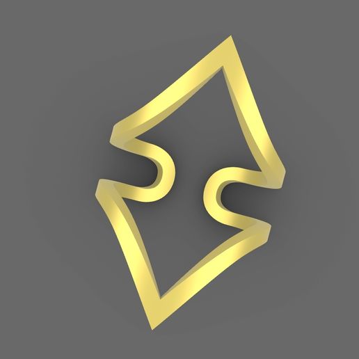 💍 Minimalist V-Shape Open Ring 3D Model (STL File) | Modern Geometric ...