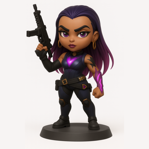 🦅 Valorant duelist chibi pack x8・ STL File for 3D printing・Cults