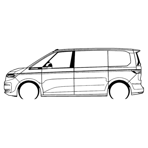 🚗 VW Multivan T7・ STL File for 3D printing and CNC machining - Laser ...