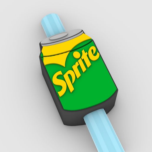 🥫 Straw Topper SPRITE SODA CAN Fits Standard & Stanley Straws | STL ...